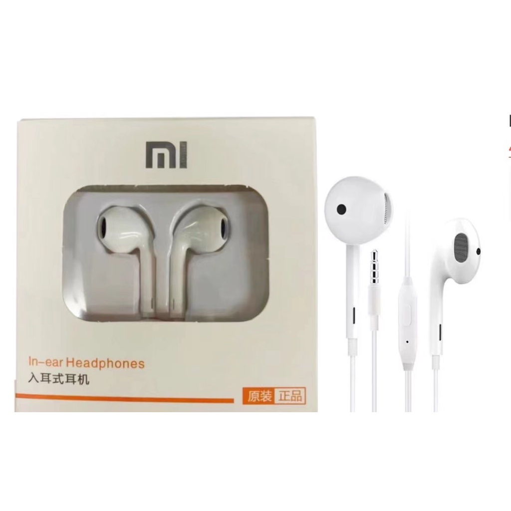 COD Universal XIAOMI REALME In-Ear 3.5MM Headset Music Earphone ...