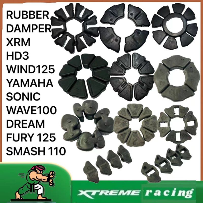 Rubber damper For XRM Sniper Shogun HD3 Bajaj | Shopee Philippines