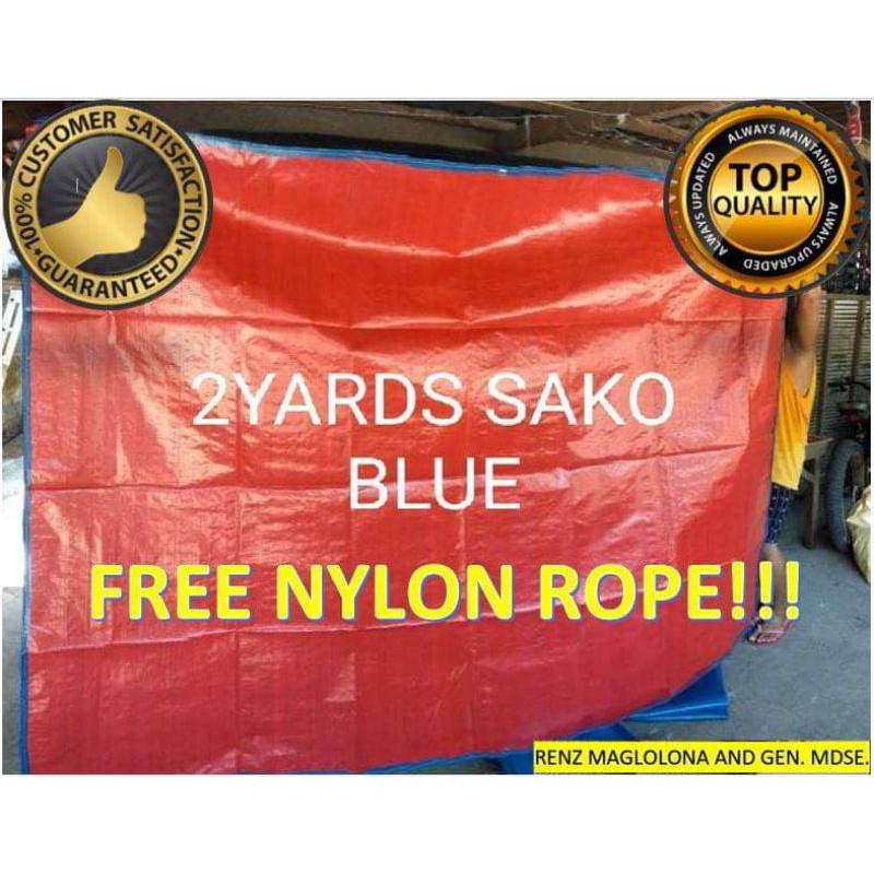 2 YARDS SAKOLIN HIGH QUALITY !!! LONA TARPAULIN TOLDA TRAPAL (see ...