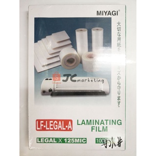 100 PCS. Miyagi Laminating Film 125&250 micro Made in Japan (in SHORT ...