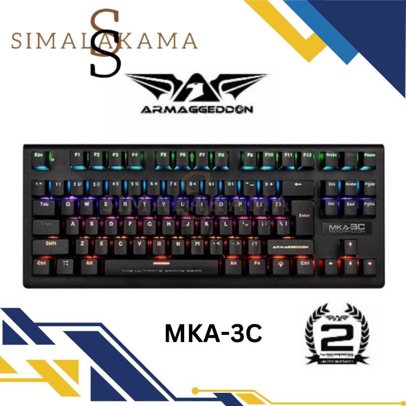 Armaggeddon MKA-3C PSYCHFALCON Wired Keyboard | Shopee Philippines