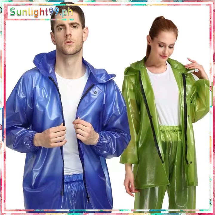 Thick raincoat for rider kapote terno raincoat with reflector rain coat ...