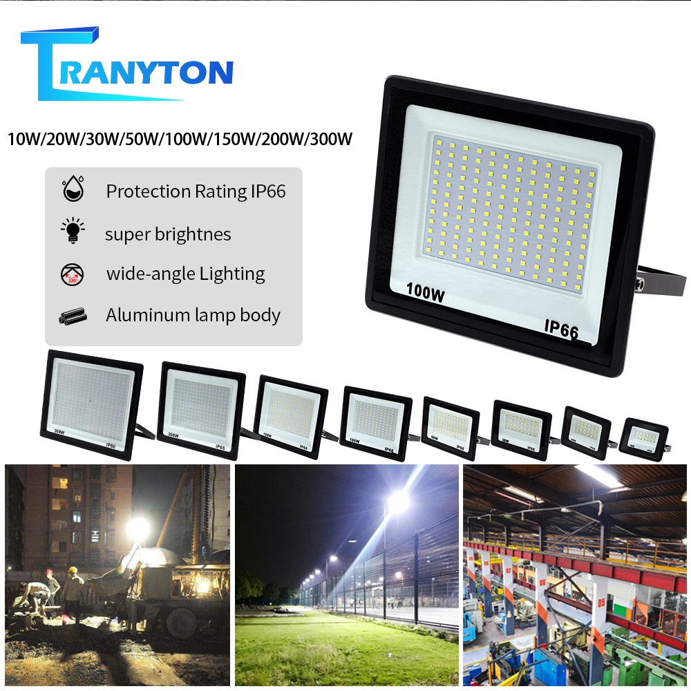 Upgraded LED Flood Light Spotlight 10W/30W/50W/100W/150W/200W Daylight ...