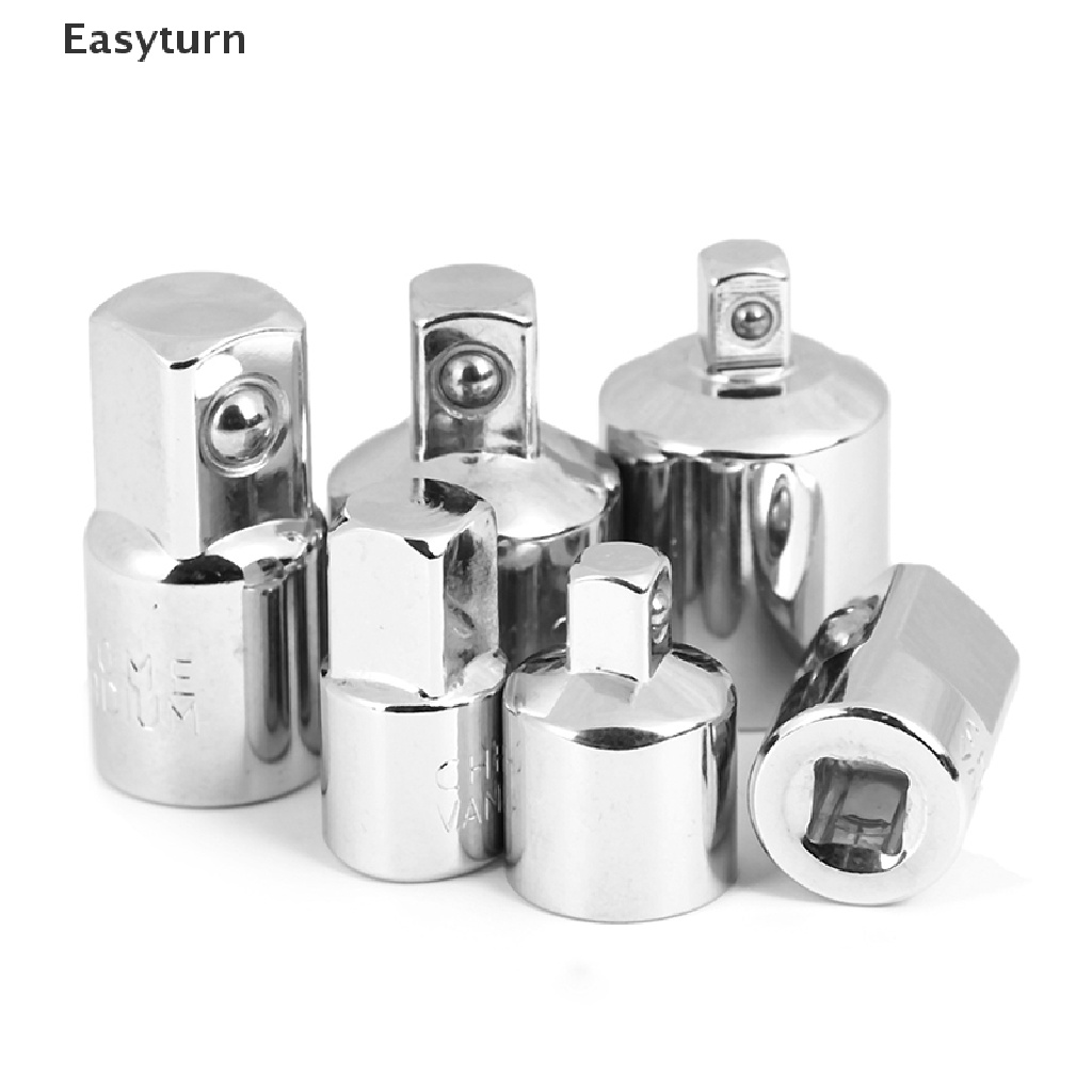 Easyturn 1/4" 3/8" 1/2" converter ball lock ratchet socket adapter ...