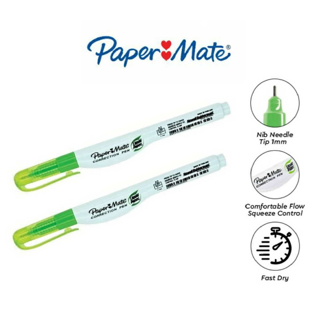 PaperMate Liquid Paper Correction Pen 7ML (1PC) | Shopee Philippines
