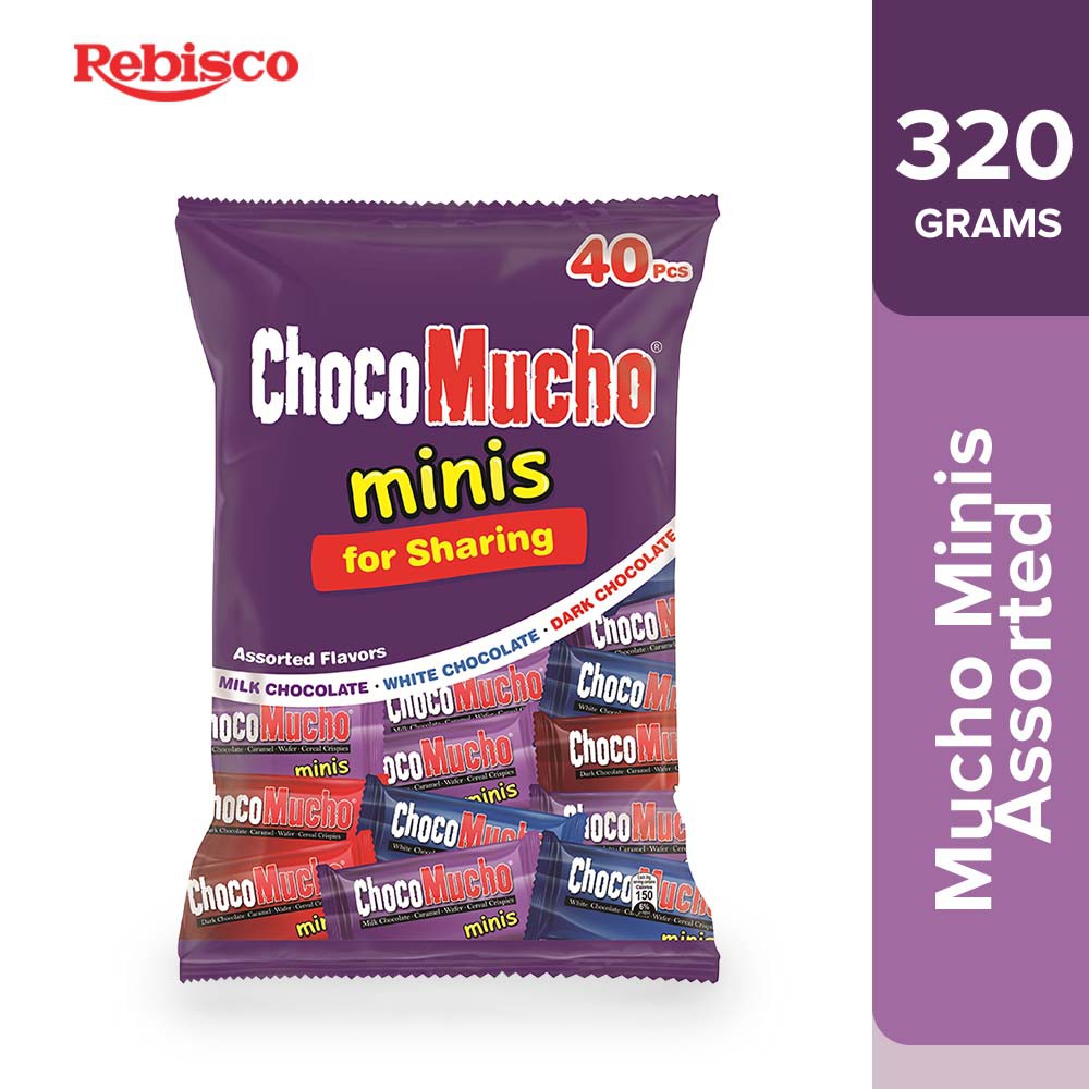 CHOCO MUCHO MINIS ASSORTED 40S | Shopee Philippines