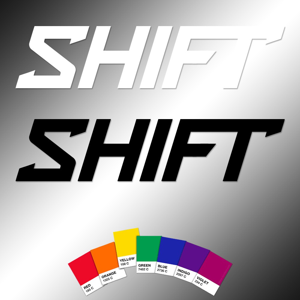 Stickers | (2) Shift 2023 Logo | Weather Proof die-cut decals | MX ...