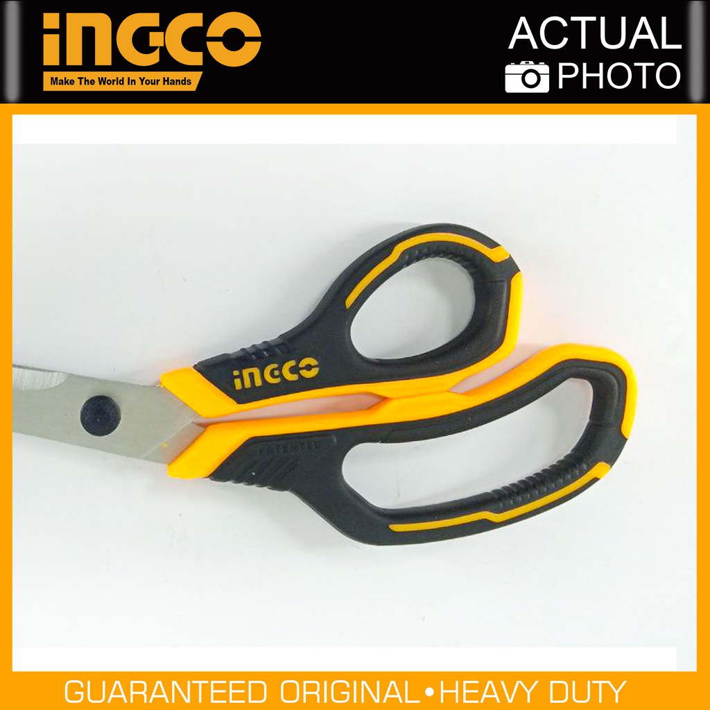 Ingco 11-Inch Stainless Steel Scissors HSCRS812801 IHT | Shopee Philippines