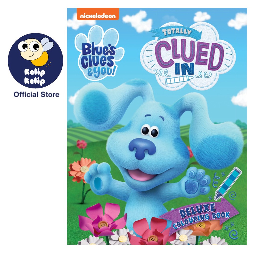 Blues Clues Deluxe Colouring Book With 48 Pages Fun Activities For Kids ...
