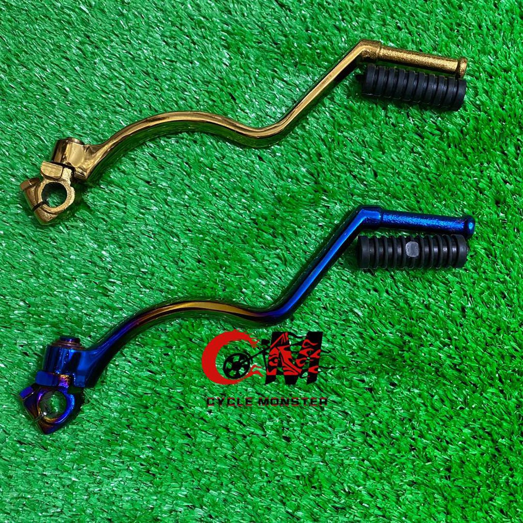 motorcycle kick starter,kick arm raider150 carb or fi gold,blue/gold ...