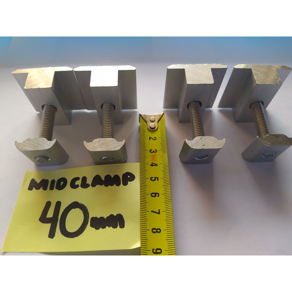 40mm Middle Clamps Aluminum (4pcs) | Shopee Philippines