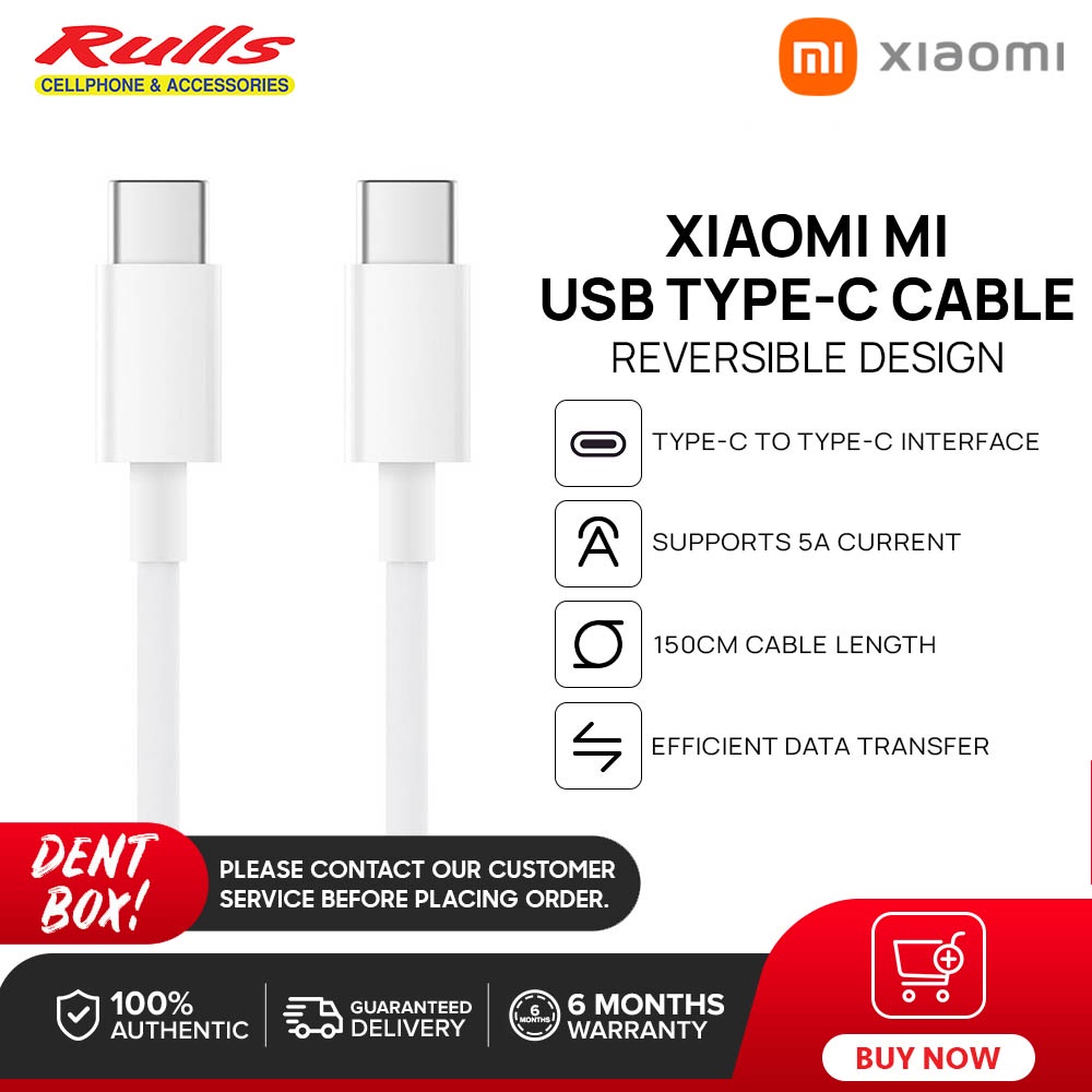 Xiaomi Mi USB Type-C Cable 150cm | Reversible Design (DENT BOX ...