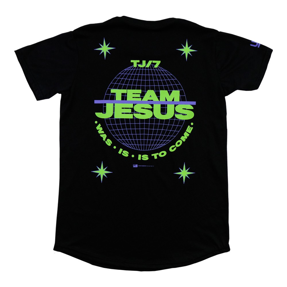 Worship Generation Team Jesus 2021 Neon Black Long Tee For Men And ...