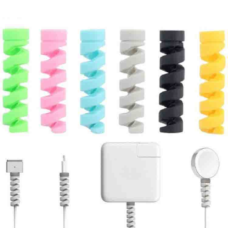 AT(2Pcs) Buy 1 take 1 USB for Charging Cover Spiral Cable protector ...