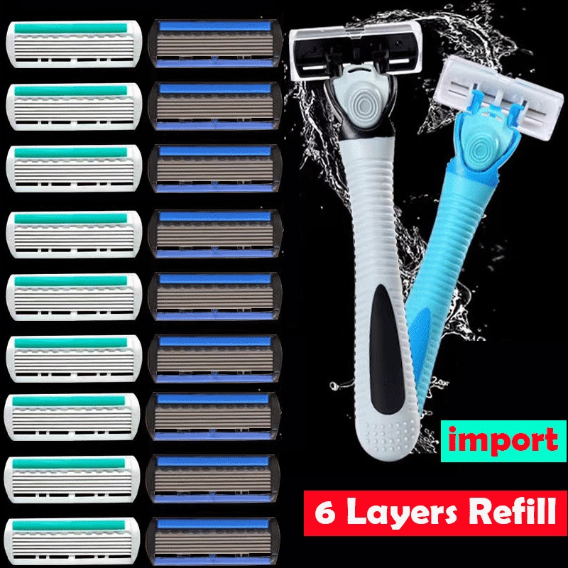 Manual Shaving Women Razors Blade Shaving Hair Safety Lady Razor Head ...