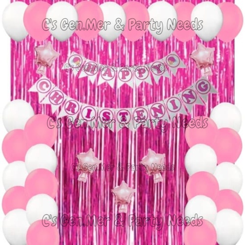Happy Christening Package - Pink Theme | Shopee Philippines
