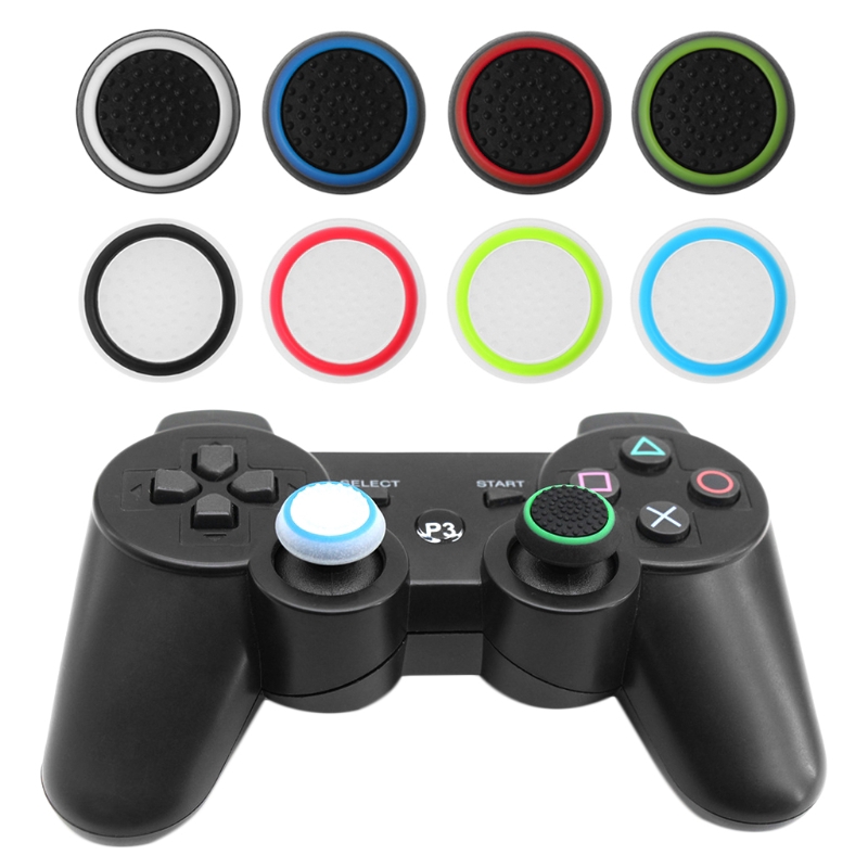 4Pcs Thumb Stick Grip Joystick Cap Protect Cover For PS4/PS3/PS2 Xbox ...