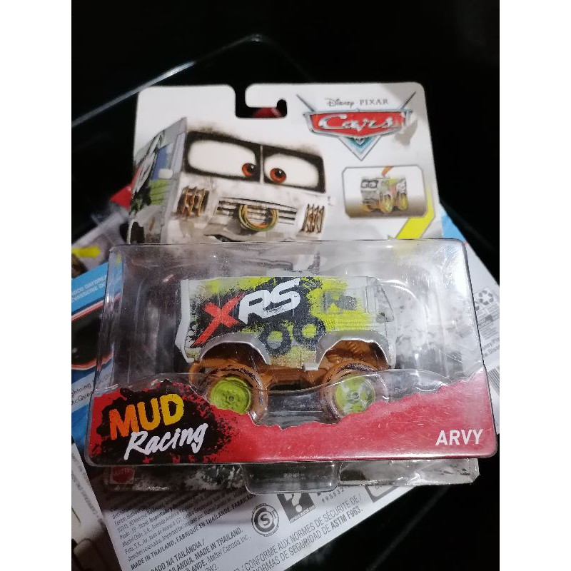 Mattel Disney Cars Pixar "Arvy" mud racing series. deluxe size diecast ...