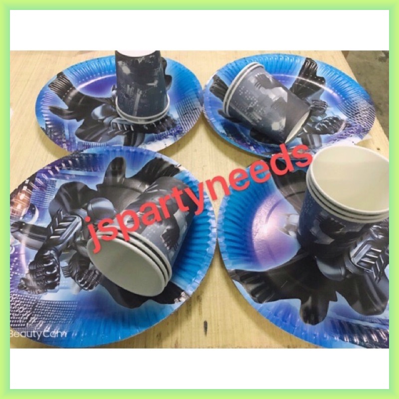 Batman Paper Plate 10 pcs Per Pack | Shopee Philippines