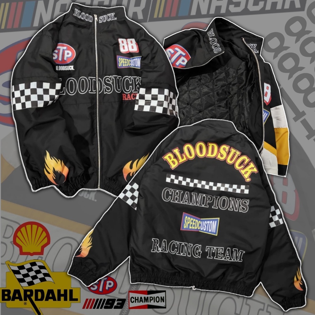 Nascar Jacket - Nascar Jacket - Original Nascar Bloodsluck Racing ...