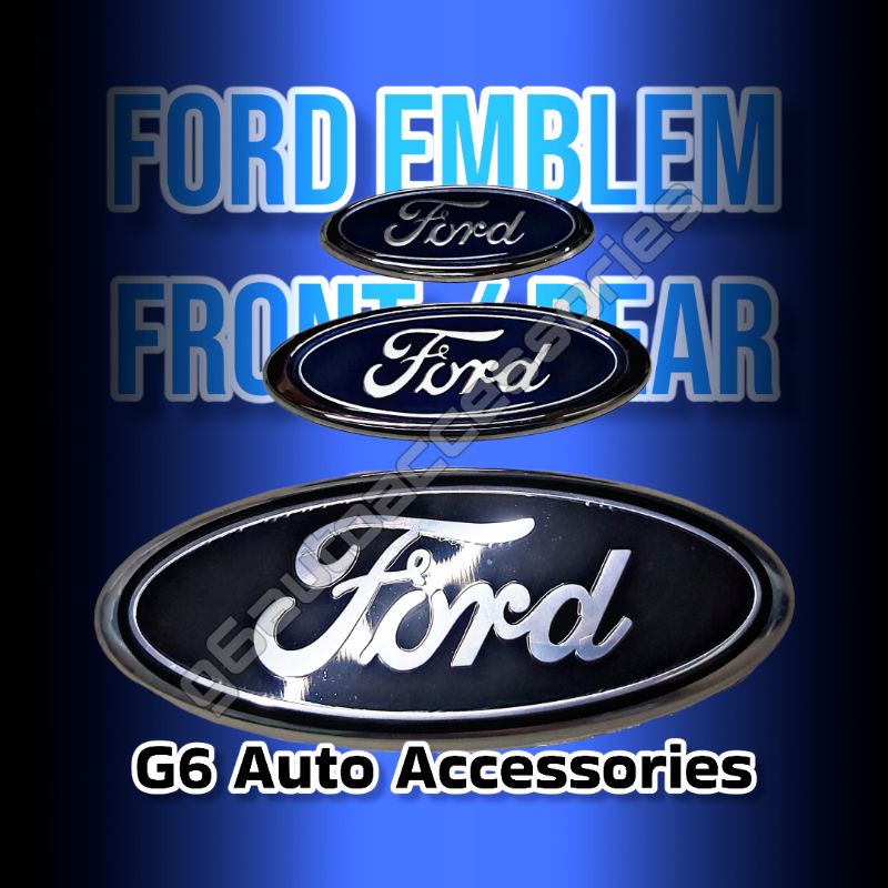 FORD Emblem Badge Front Rear Focus Fiesta Ecosport Escape Lynx Explorer ...