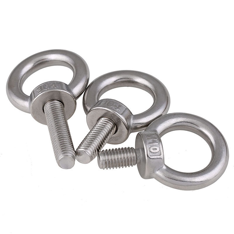 304 Stainless Steel Ring Screw Nut Extended Ring Shape Lifting Bolt ...