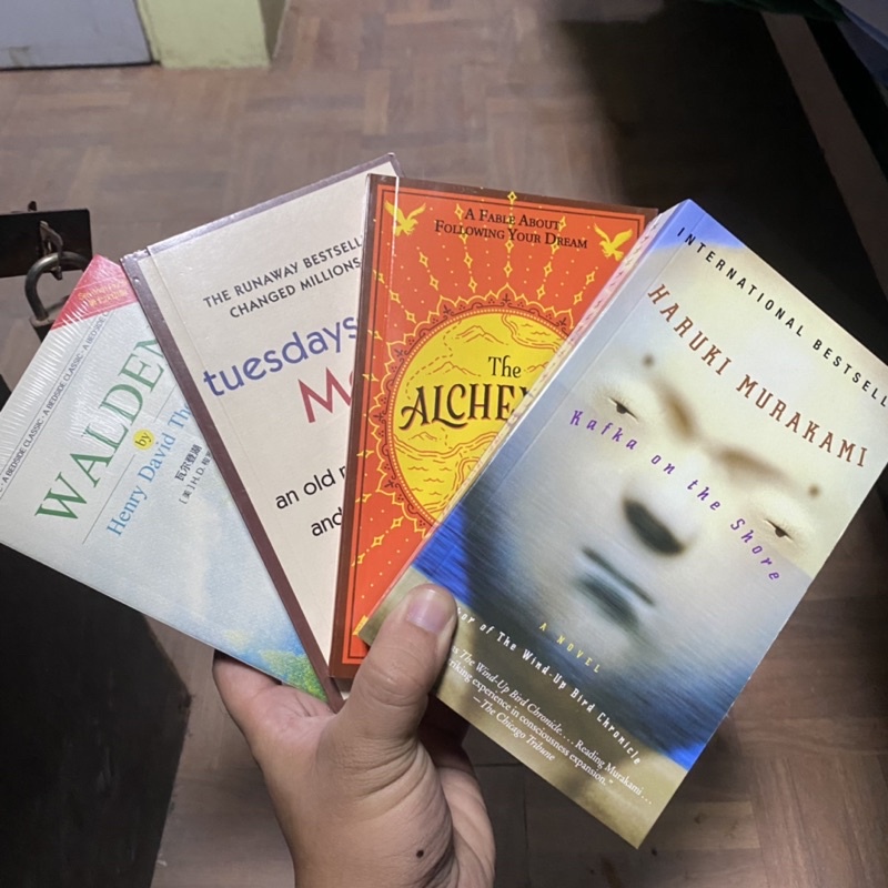 Bundle! Kafka on the Shore, The Alchemist, Walden, Tuesdays with Morrie ...
