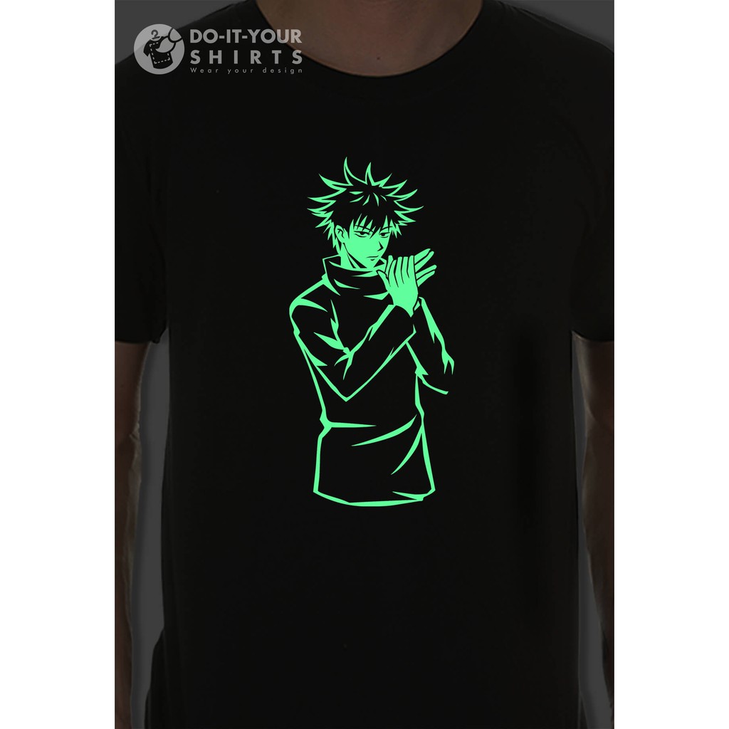 Jujutsu Kaisen Megumi Fushiguro Glow In The Dark Unisex Tshirt | Shopee ...