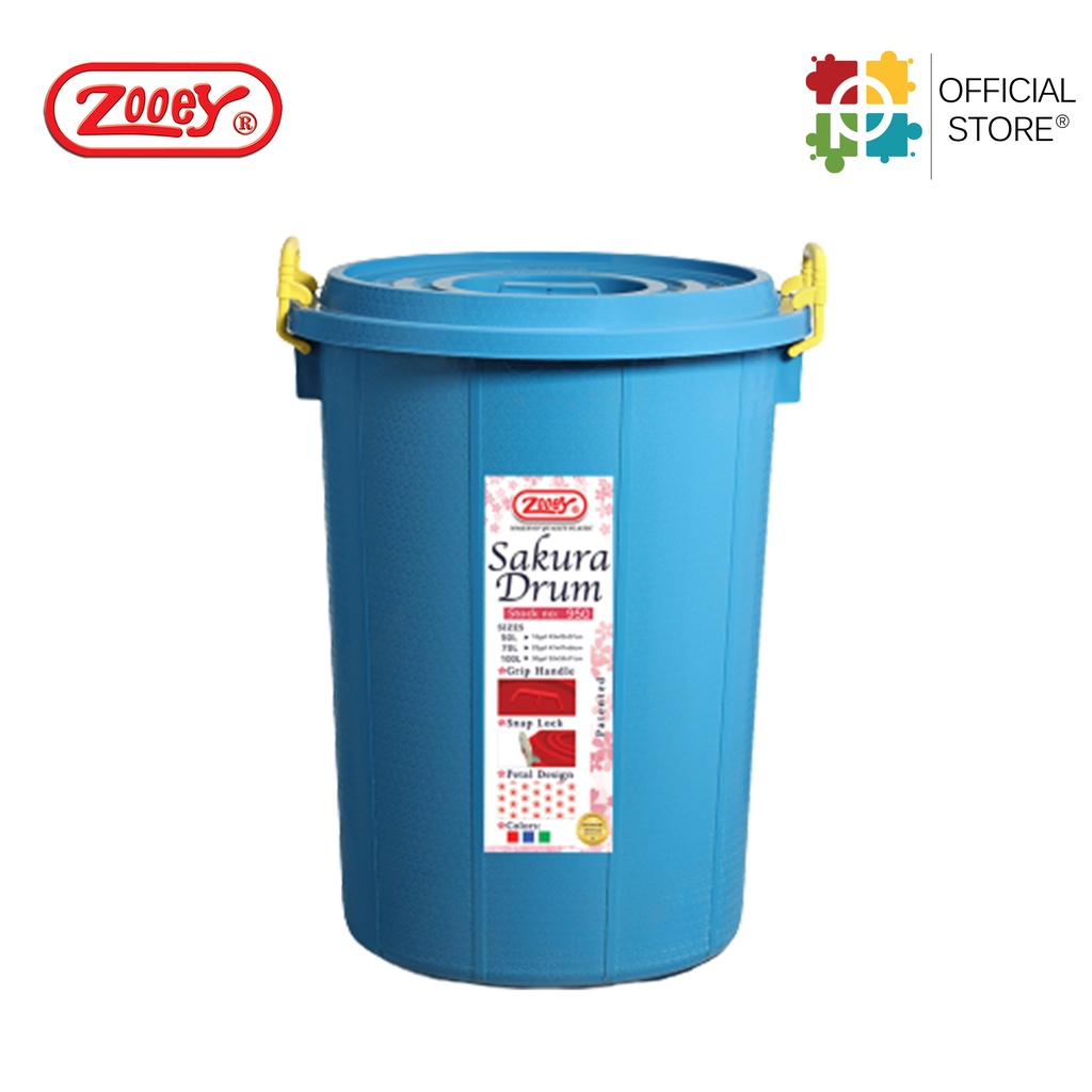 Zooey Sakura Drum/Water Container 70L Medium Stock No. 950-M | Shopee Philippines
