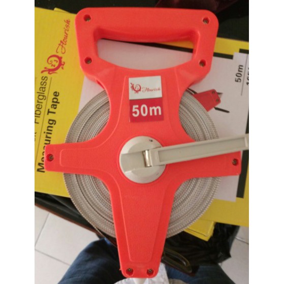 Flourish 50m Meter Fiber Plug Meter 50m Plastic Body Roll Fiber Meter ...