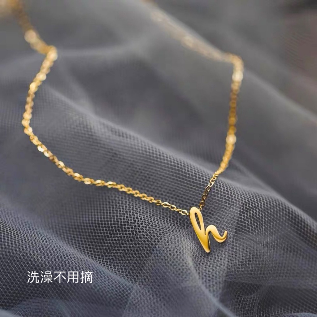 [Non-Fading Non-Allergic] Titanium Steel Color Retention Lowercase h ...