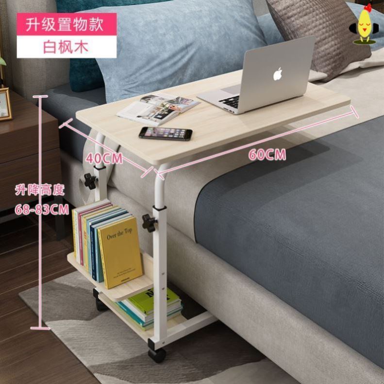 Folding bedside table movable lifting small table dining table for ...