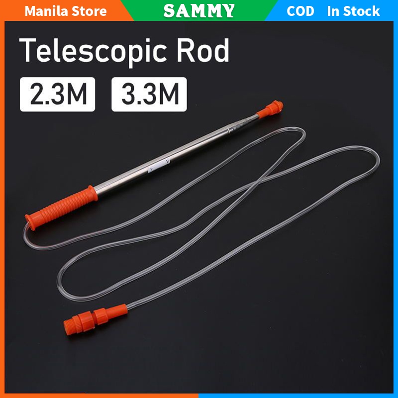 Retractable Spraying Rod 2.3/3.3m Outdoor Garden Pesticide Spray Tree ...
