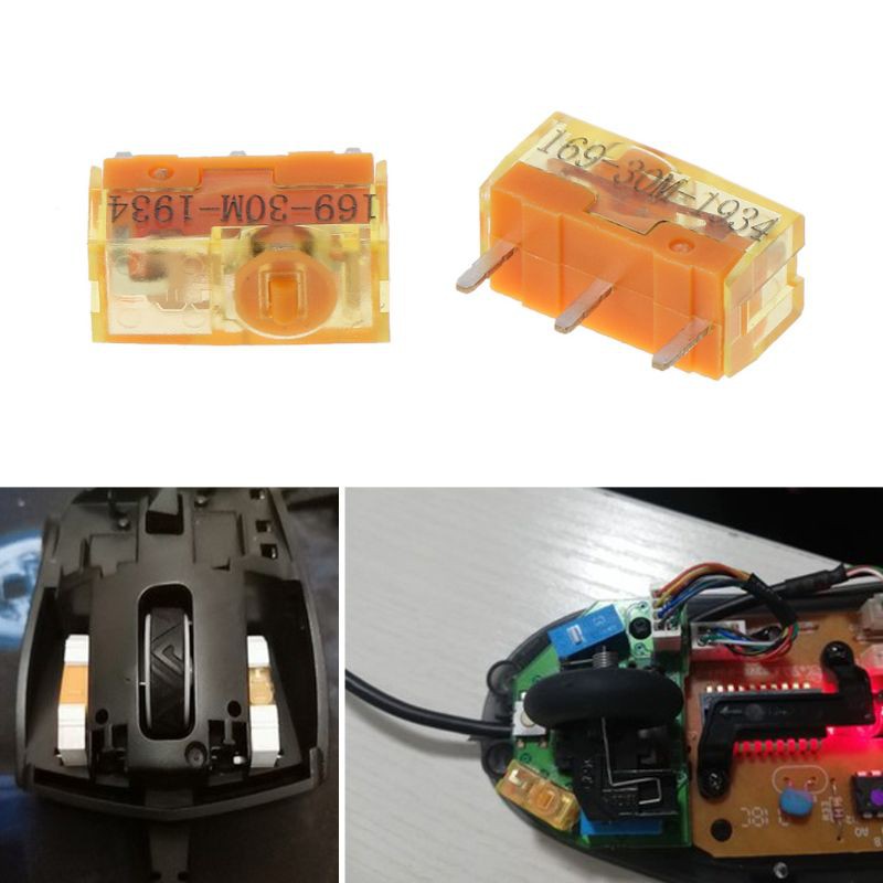 2Pc TTC Dustproof Gold Mouse Micro Switch Micro Button Gold Contactor ...