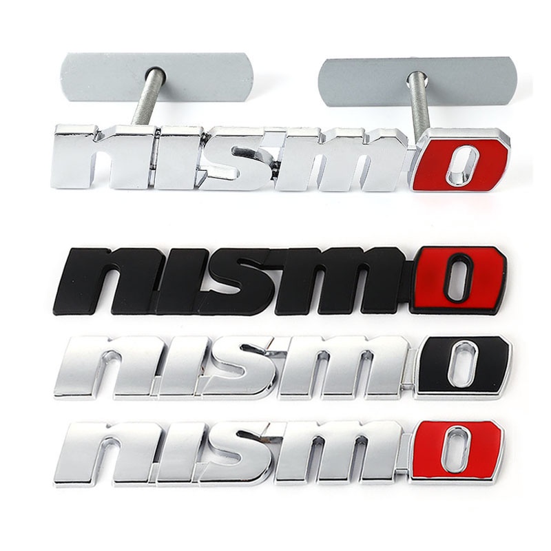 Nissan Nismo Car stickers Grille Emblem Auto Front Hood Grille Badge ...