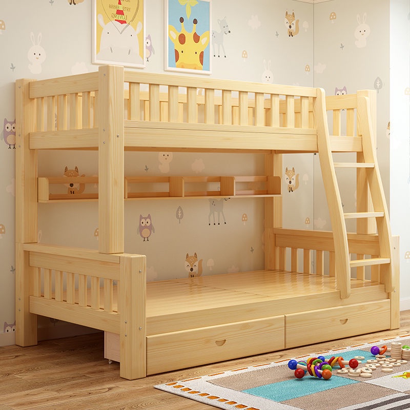 Bunk Bed Bunk Bed Two-Layer Children's Bed Bunk Bed Combination Height ...