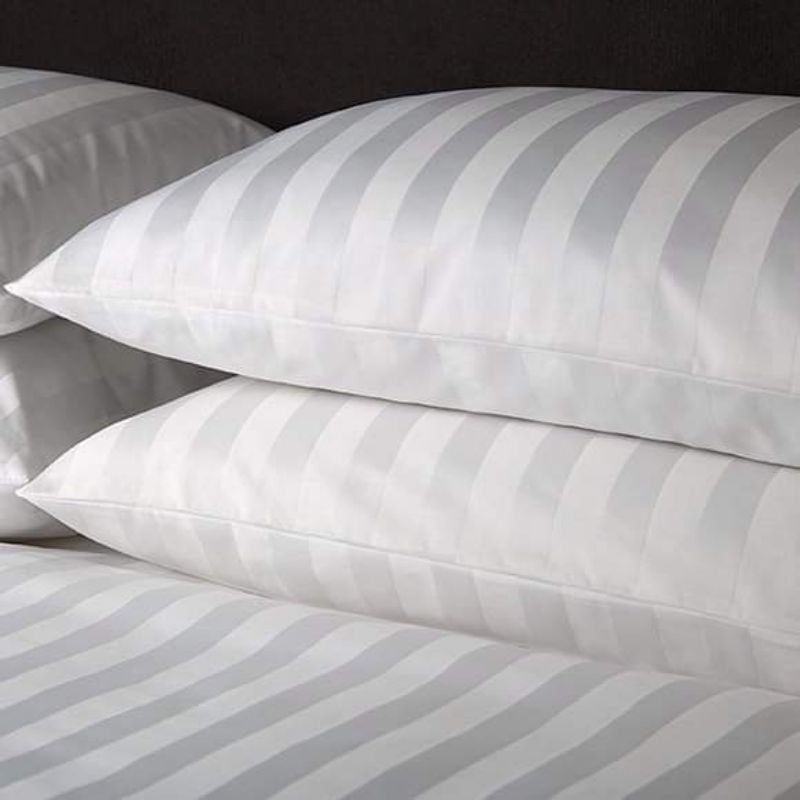 White beddings fitted sheet + 2 pillowcase AIR BNB BEDDINGS(4 corner ...