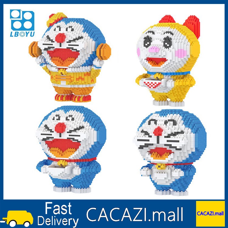 LBOYU Doraemon blocks 7097A-7100A | Shopee Philippines