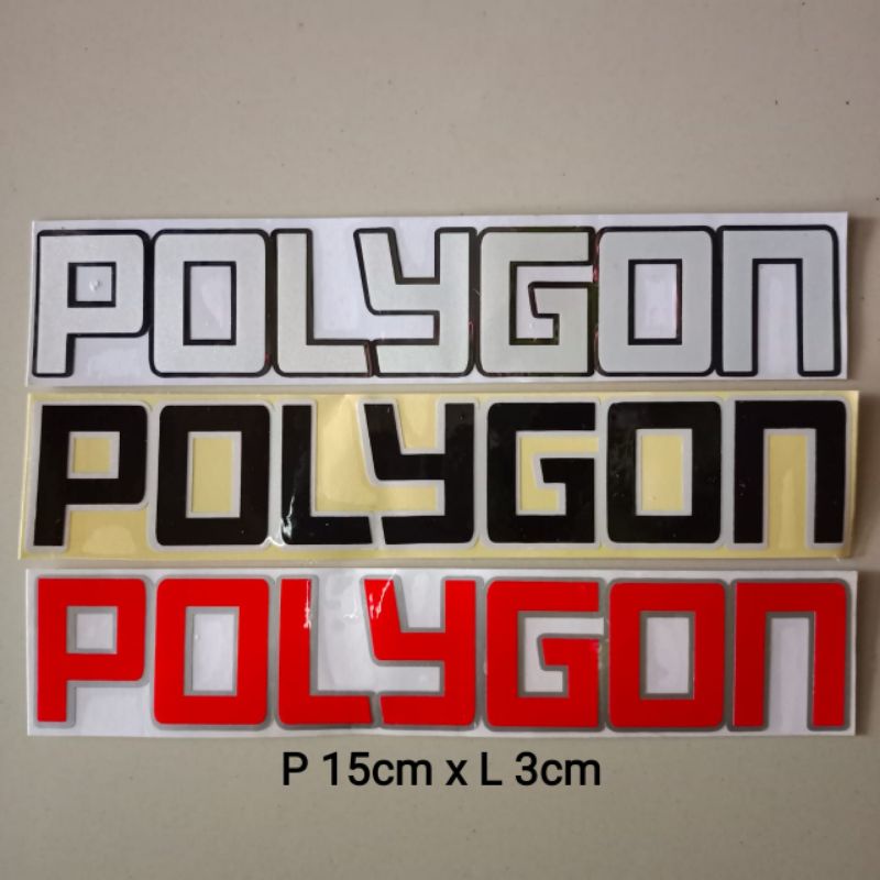 Quality polygon cutting stickers | Shopee Philippines