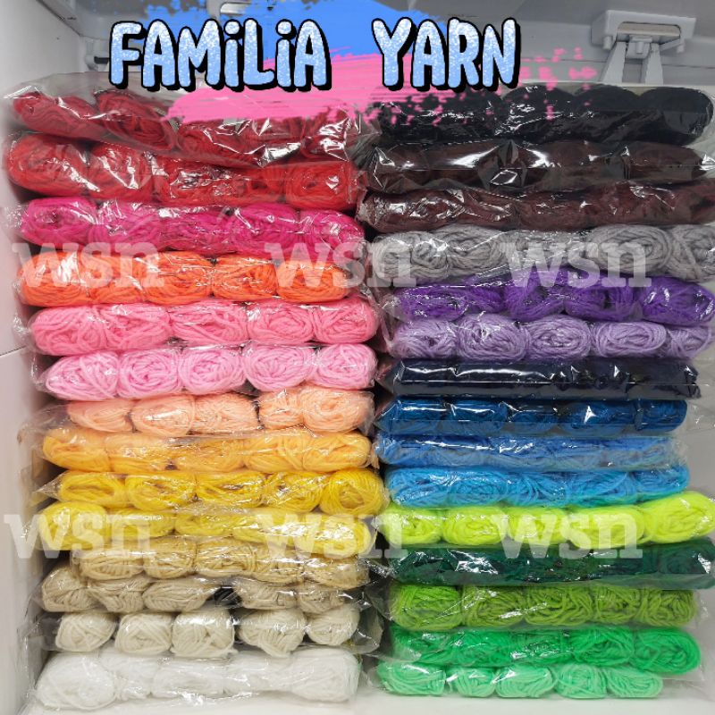 Familia Acrylic Yarn 10 balls /pack 15 grams /ball similar to milky ...