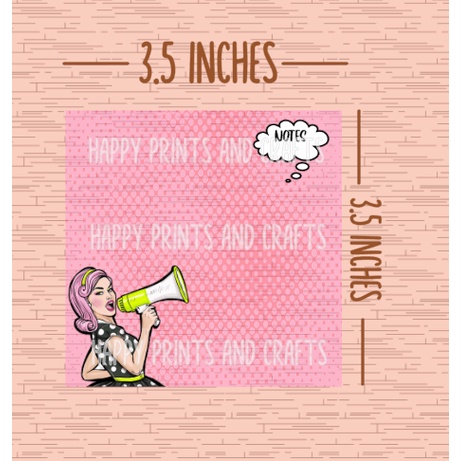 Comic Notepad l Memo Pad l Retro Pop Girl | Shopee Philippines