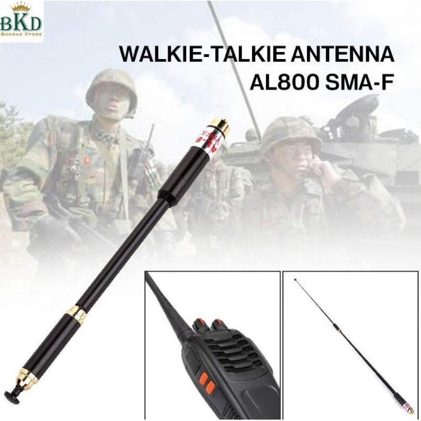 Original AL 800 High Gain Line Extendable Antenna For Walkie Talkie Two ...