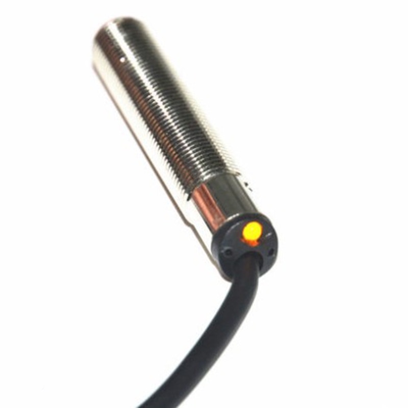 M12 Laser Diffuse Reflection Photoelectric Switch Visible Light Sensor