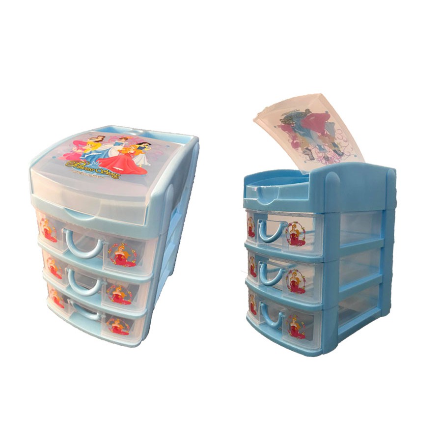 Storage Box 3-Layer Multi-Purpose Drawer With Back Sweet Color | Shopee Philippines