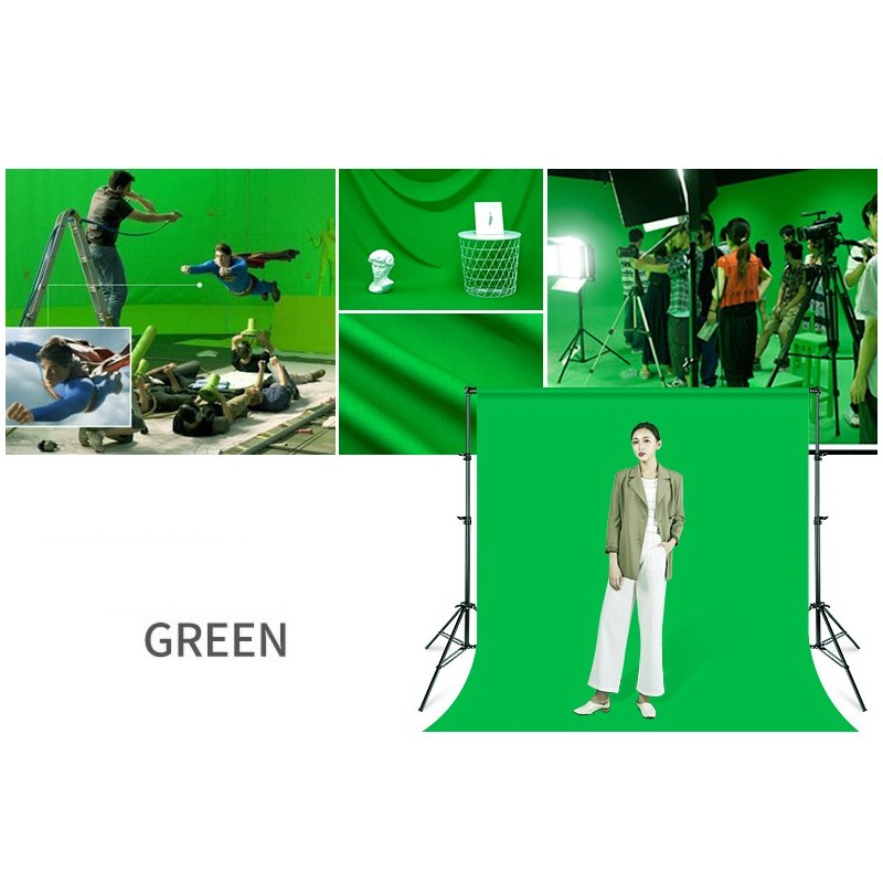 LINGO photography green screen chromakey backdrop background with 8.5cm ...