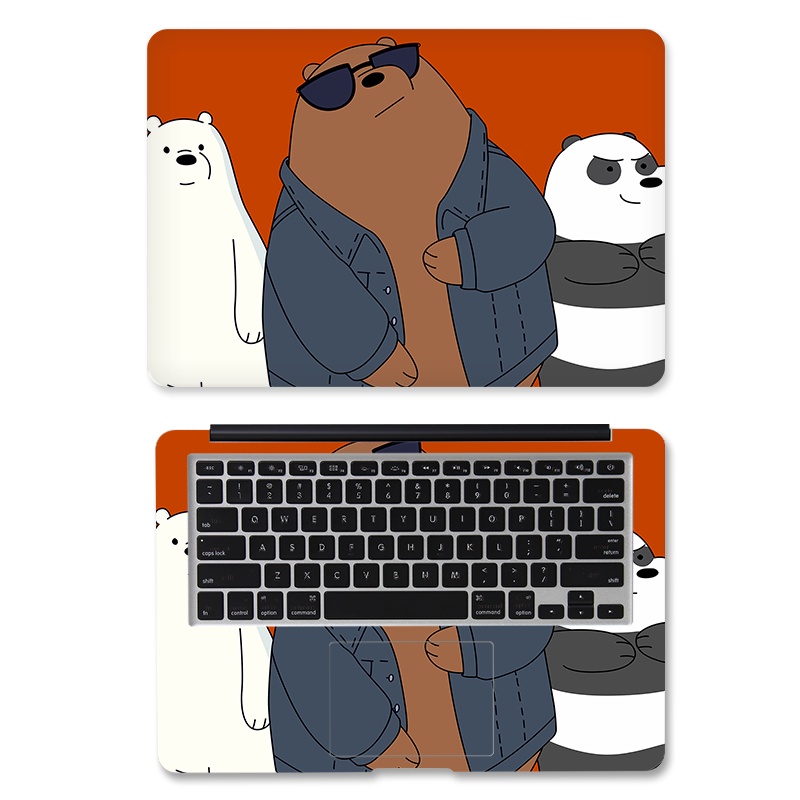 DIY cute animal/cute cartoon laptop skin laptop sticker laptop skin ...