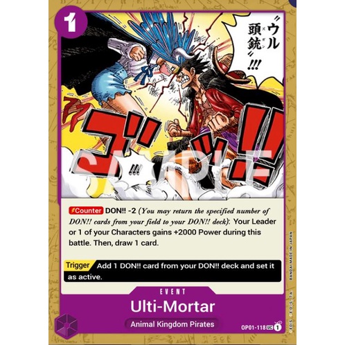 ULTI-MORTAR (One Piece TCG - Romance Dawn OP-01 JAPANESE) | Shopee ...
