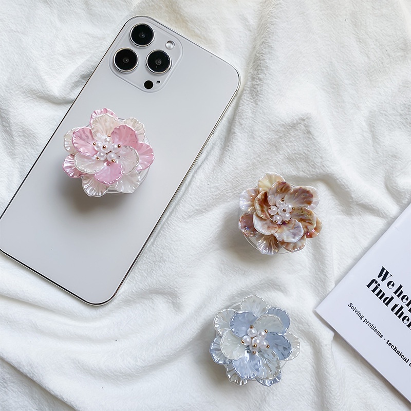 3d Flower Beautiful Color Bracket Plain Grip Griptok Phone Holder HF2 ...