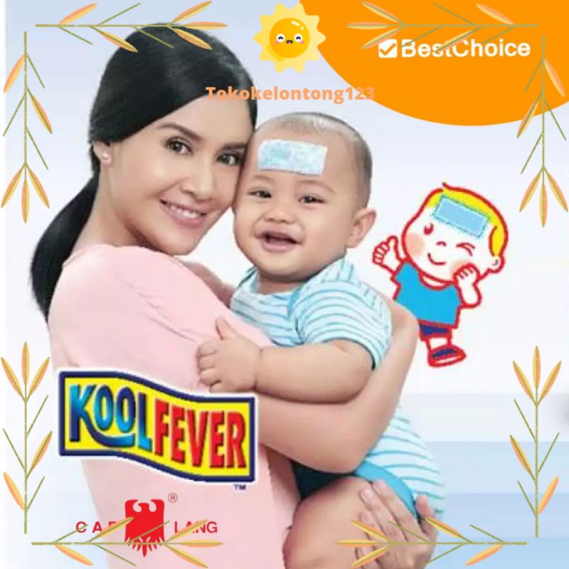 KOOLFEVER Fever-reducing compress Plaster for babies and children ...