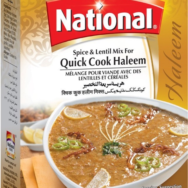 National Quick Cook Haleem Spice & Lentil Mix 345g / Haleem & Dhal ...